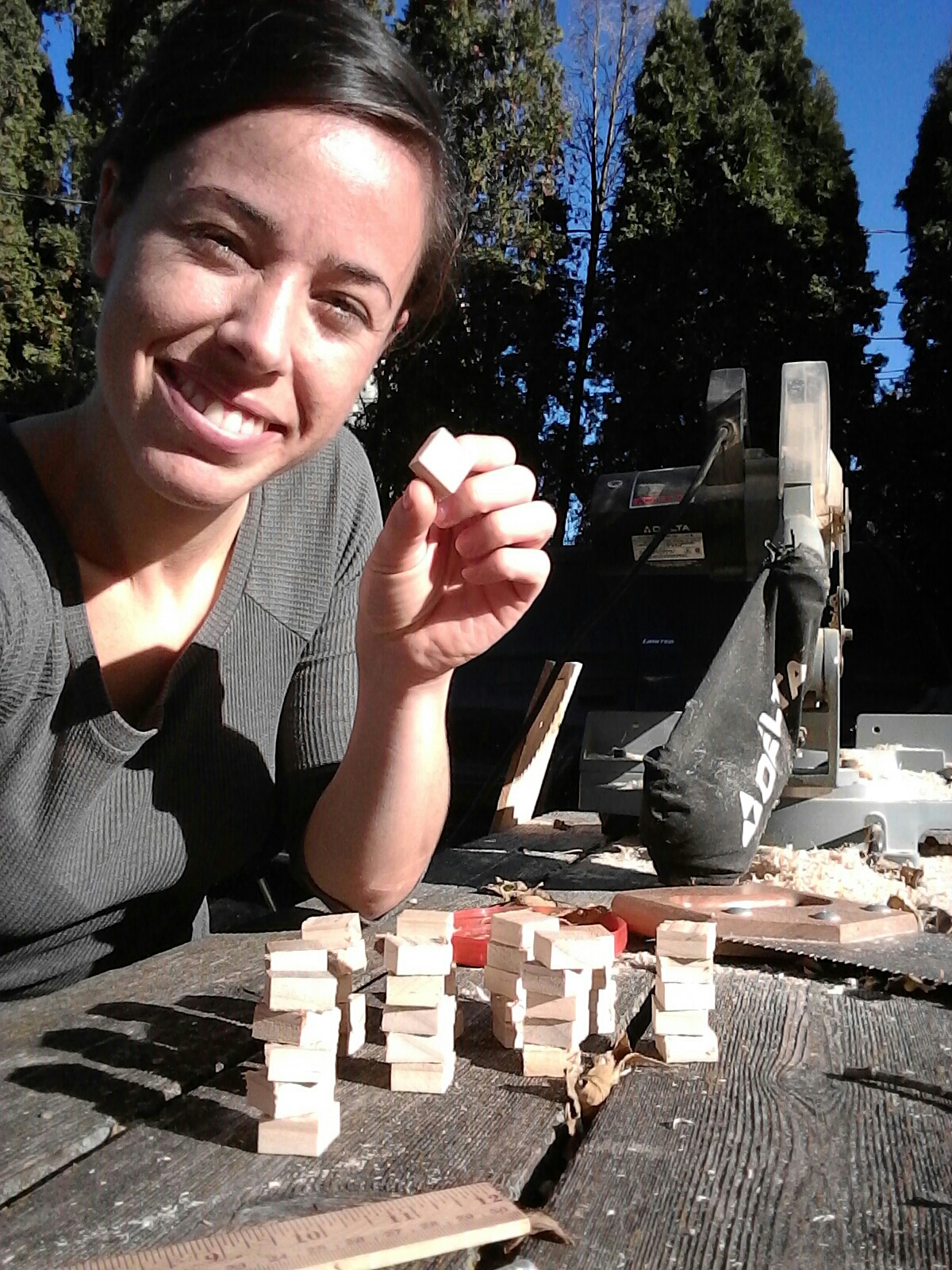 Wood blocks are ready! | Experiment